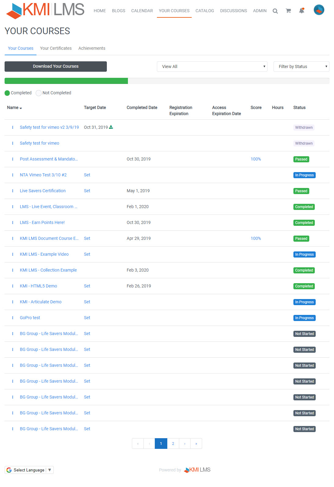 LMS Learning Management System