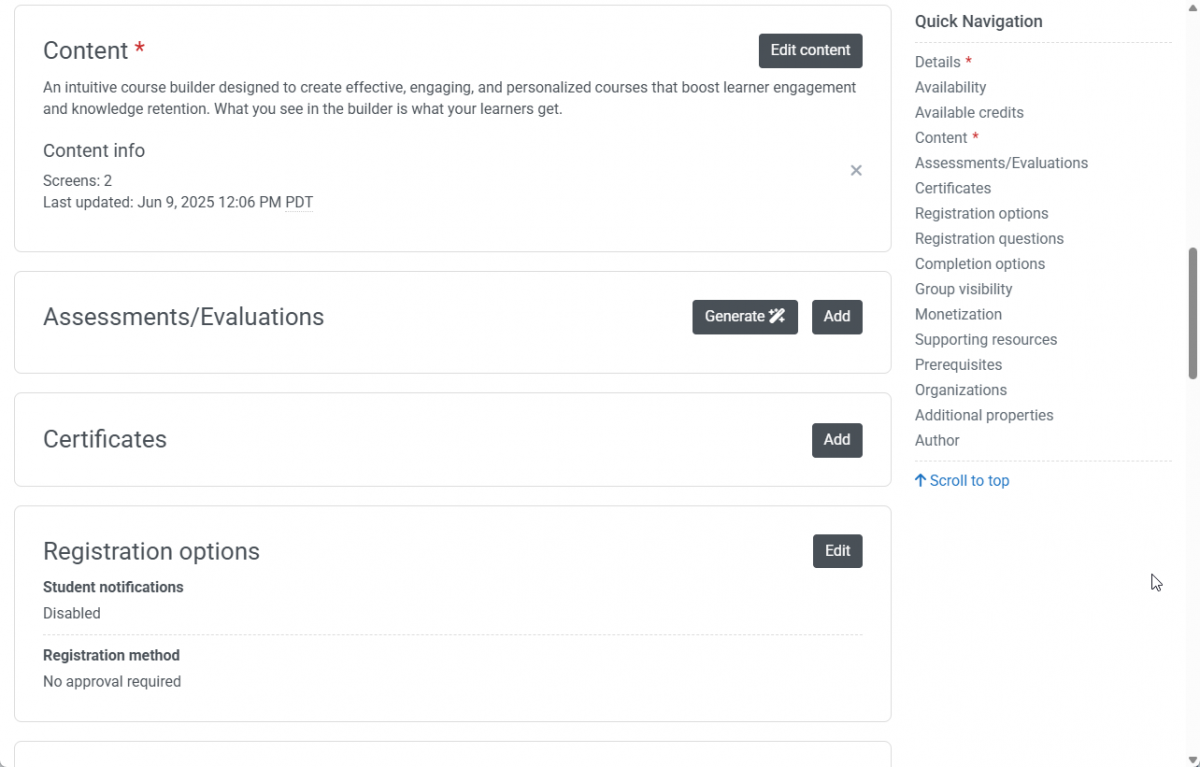 Course Builder: AI-Powered Course Creation