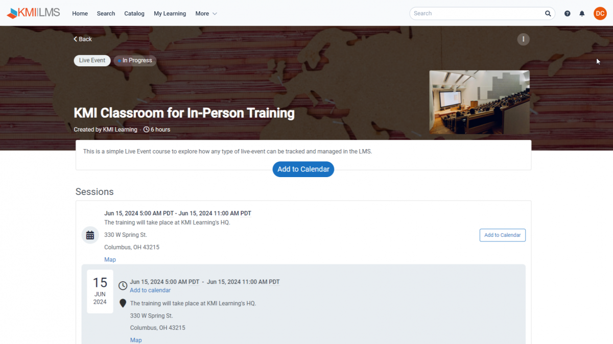 KMI Learning | LMS Features